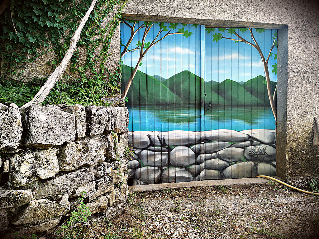 Syndrom Art » Fresques murales » Paysage en trompe l’œil